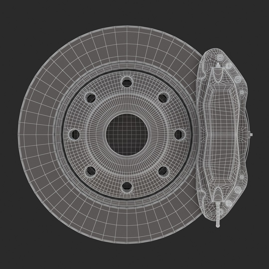 3D Brake Disc - TurboSquid 1353520