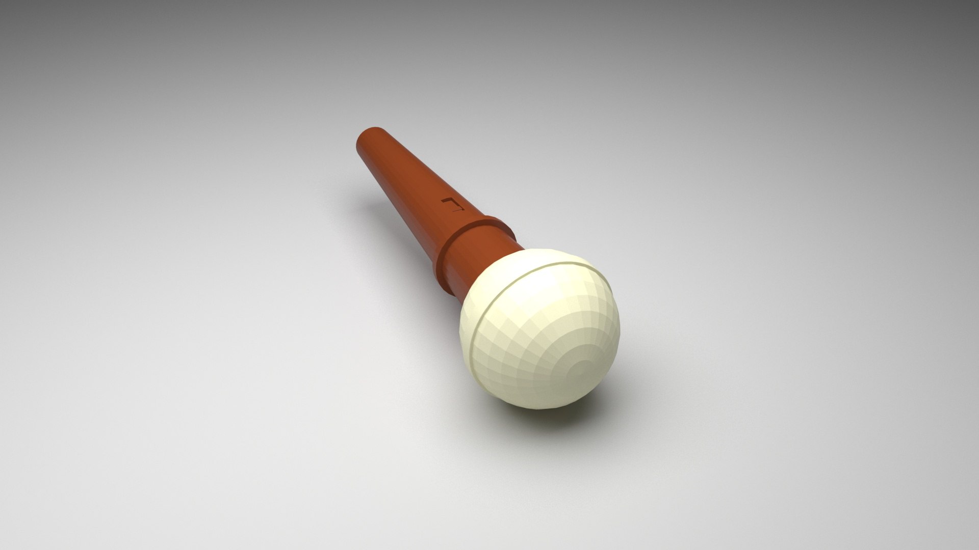 3D model Chocolate Microphone - TurboSquid 1821800