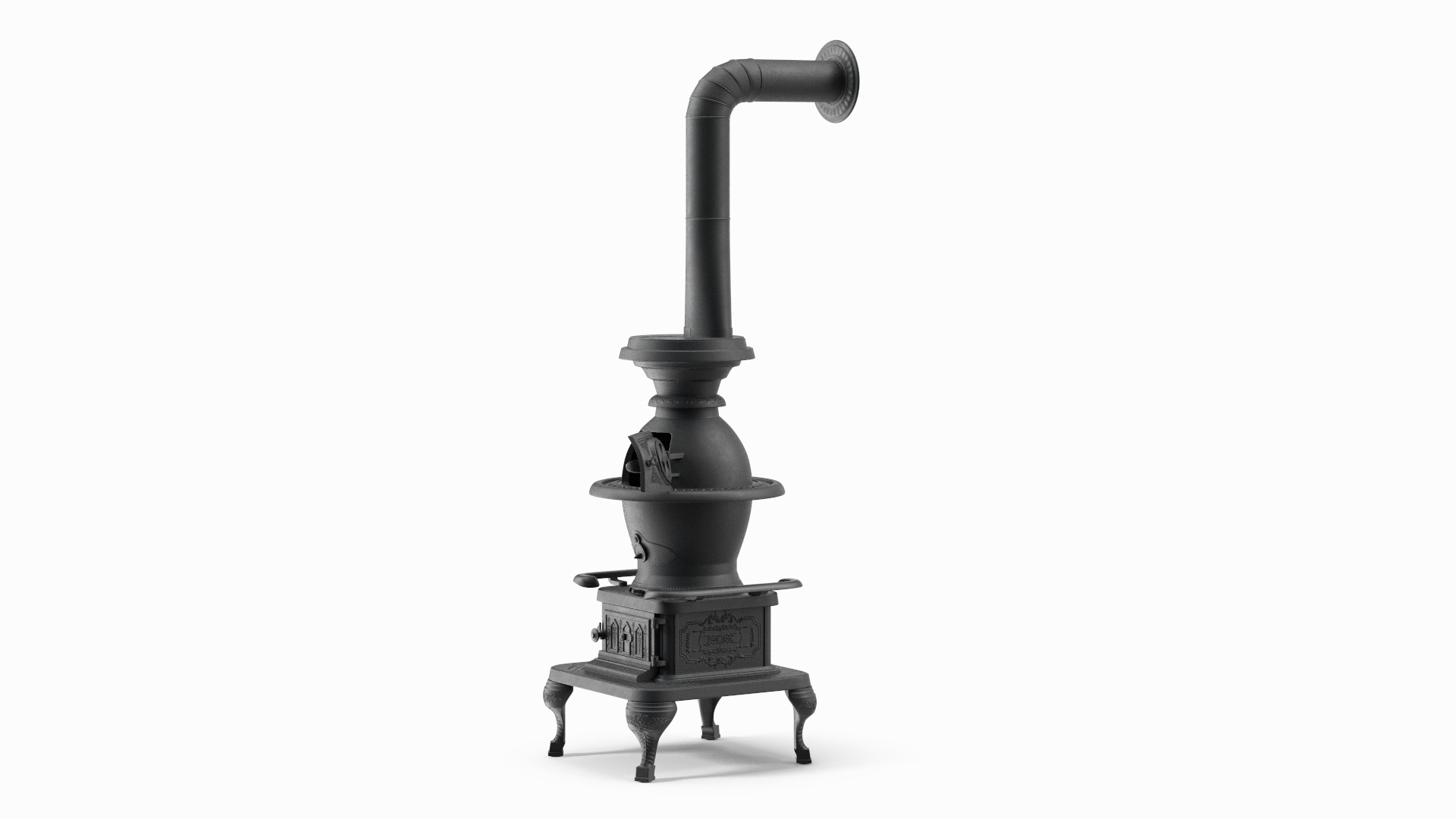 3D Potbelly Stove New Open - TurboSquid 2299967