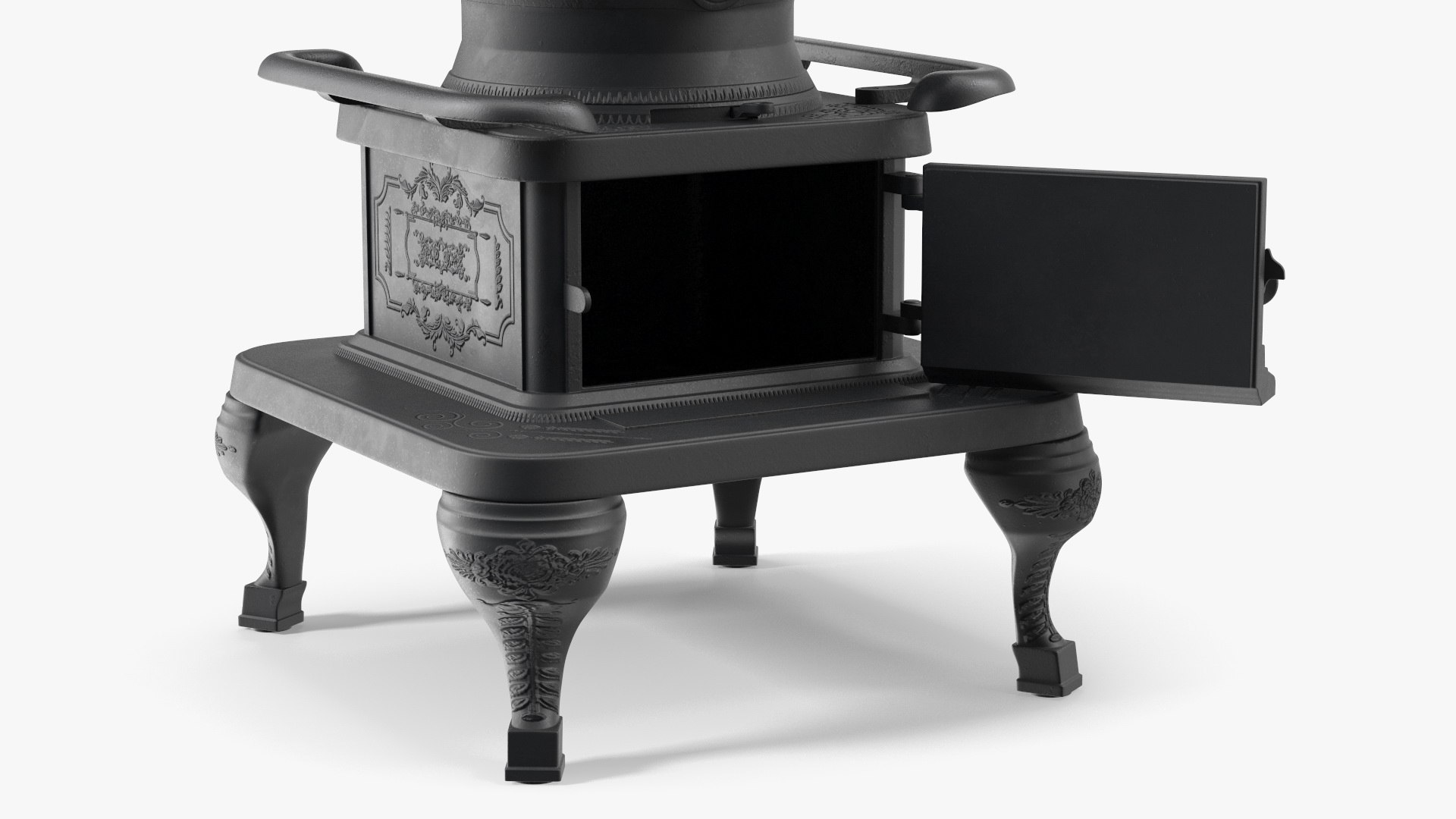 3D Potbelly Stove New Open - TurboSquid 2299967