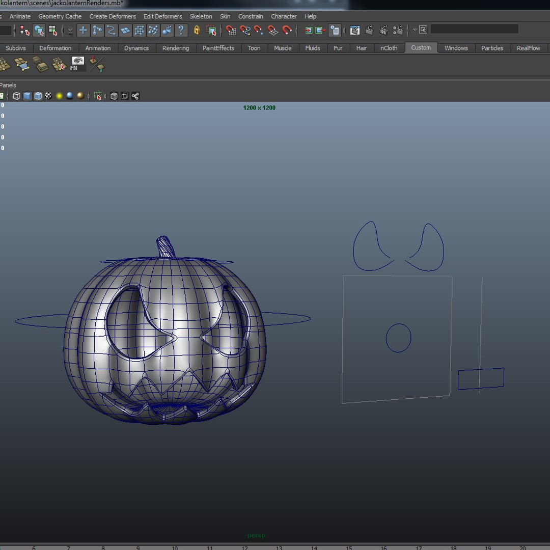 pumpkin props 3d 3ds