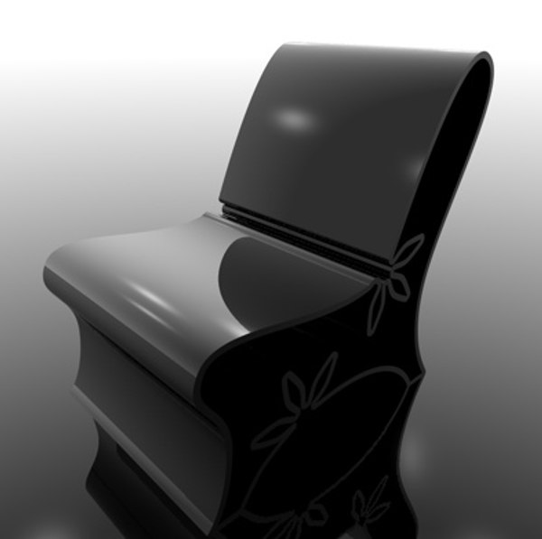 3d model floor chair