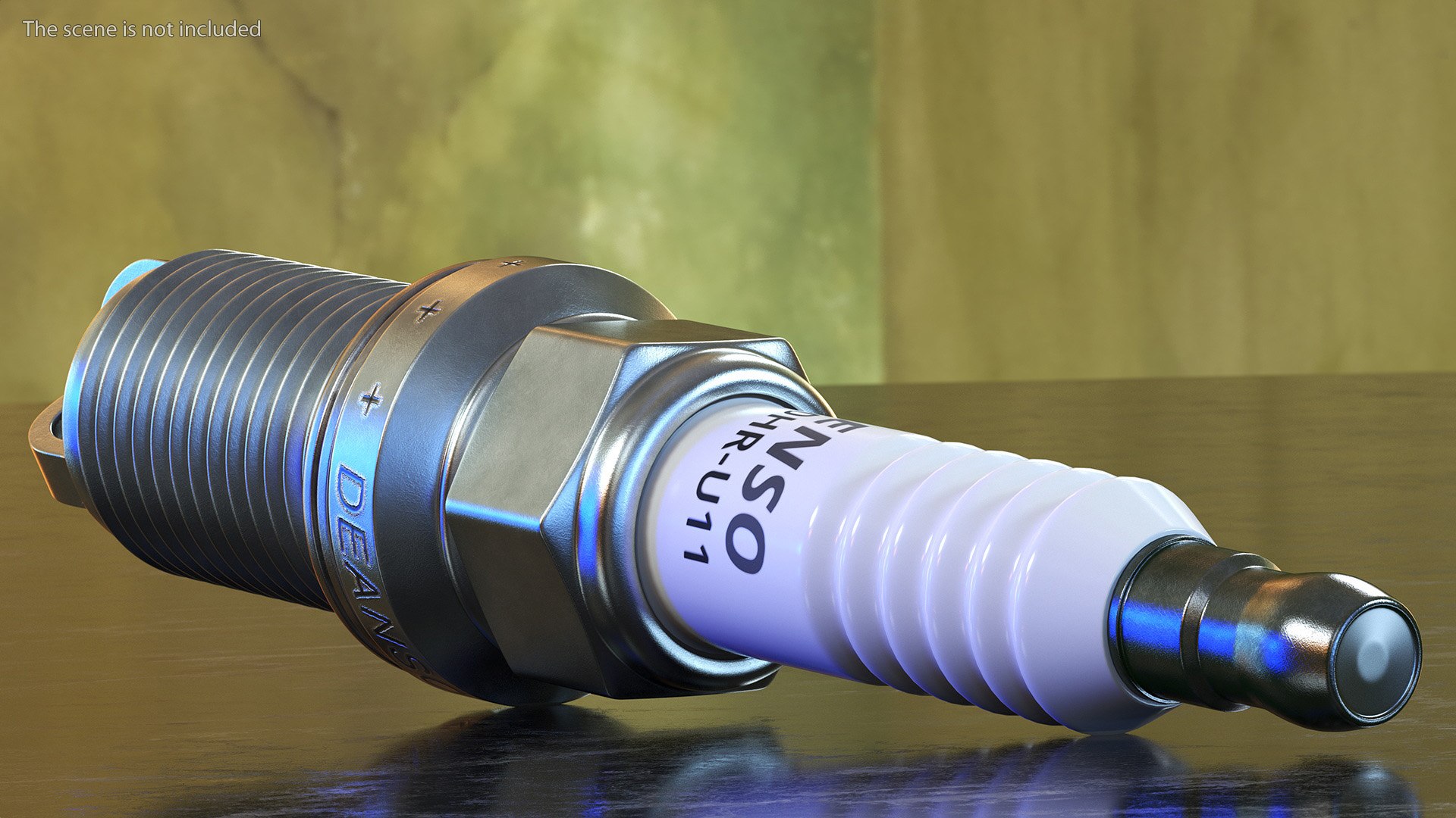 3D 3 Electrode Spark Plug Denso - TurboSquid 2146074