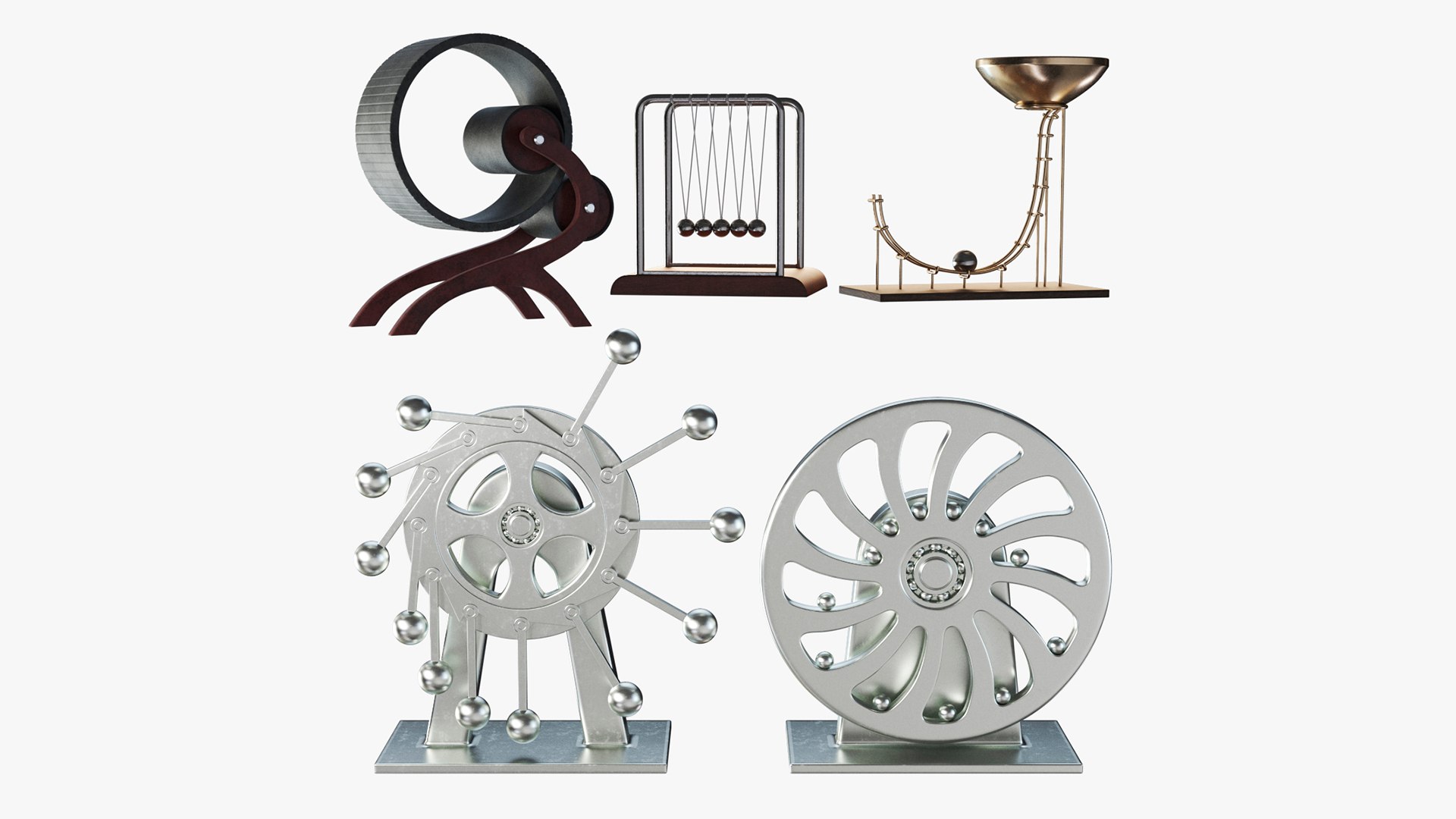 3D Perpetual Motion Machine Model - TurboSquid 1910739