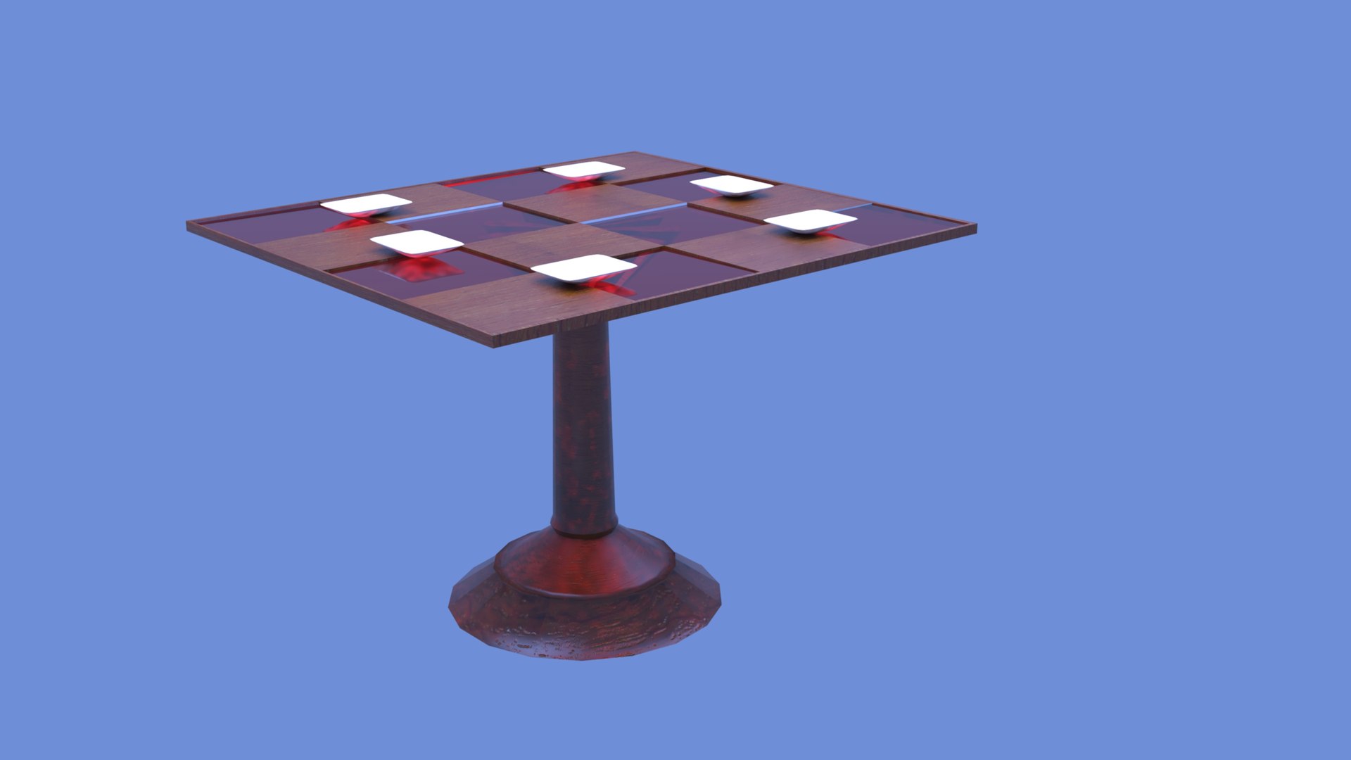 Chess Stylized Table 3D Model - TurboSquid 2271868
