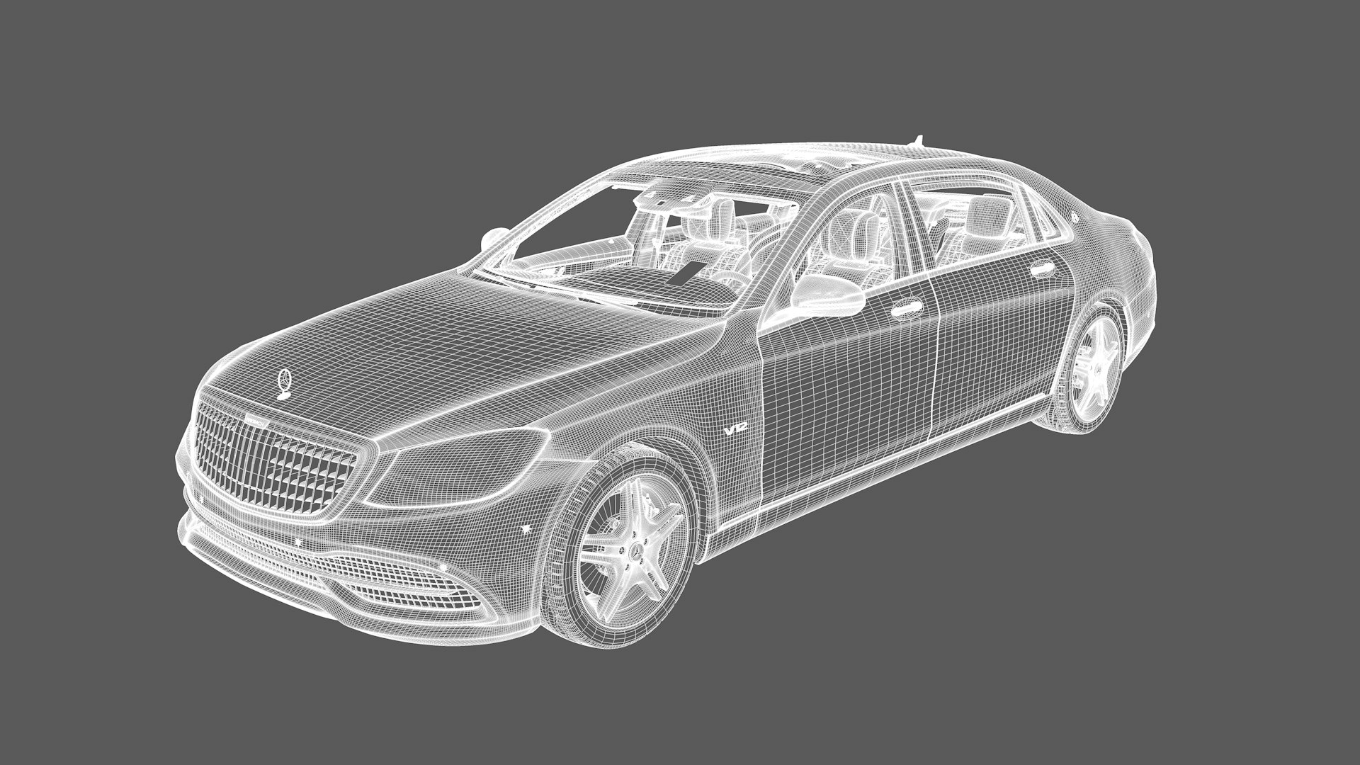 Mercedes Maybach 2019 3D Model - TurboSquid 1912399