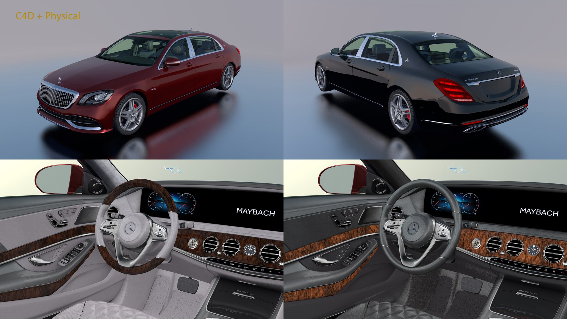 Mercedes Maybach 2019 3D Model - TurboSquid 1912399
