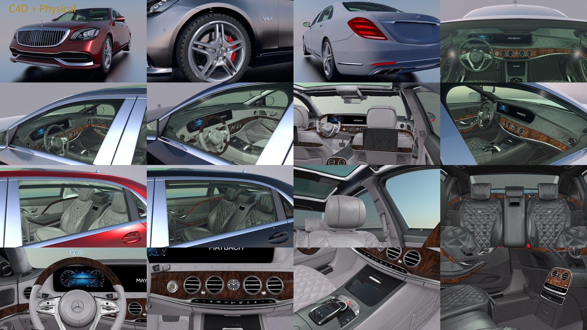 Mercedes Maybach 2019 3D Model - TurboSquid 1912399
