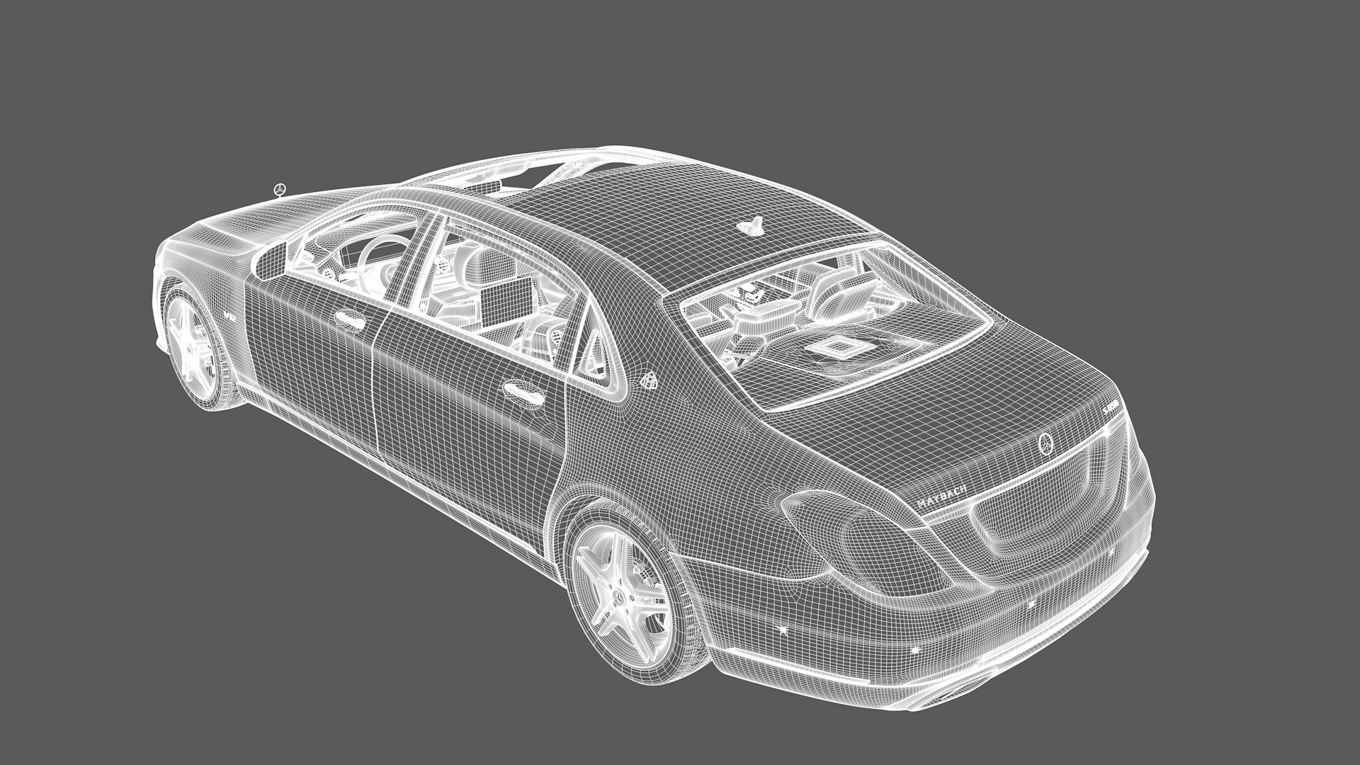 Mercedes Maybach 2019 3D Model - TurboSquid 1912399