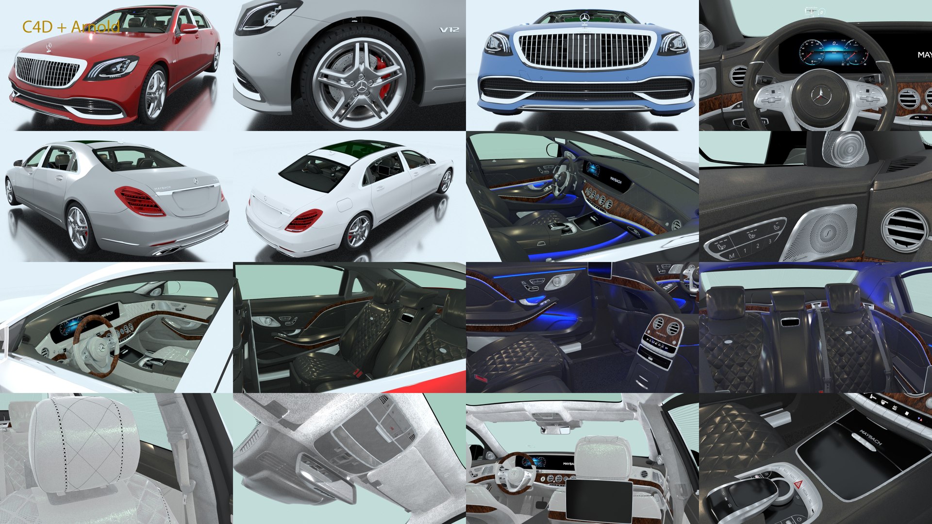 Mercedes Maybach 2019 3D Model - TurboSquid 1912399
