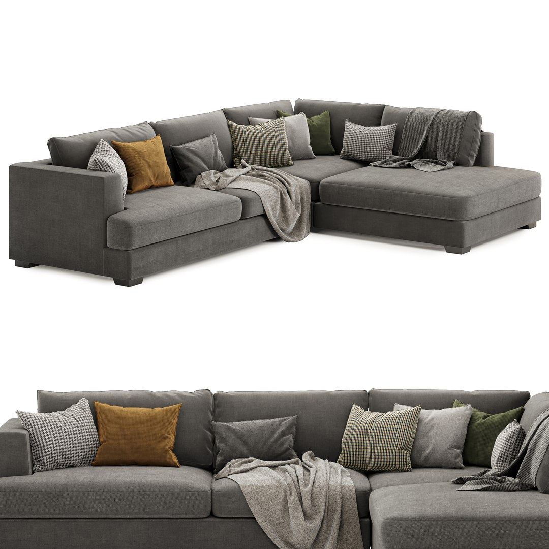 Brandon Corner Sofa 3D - TurboSquid 2204563