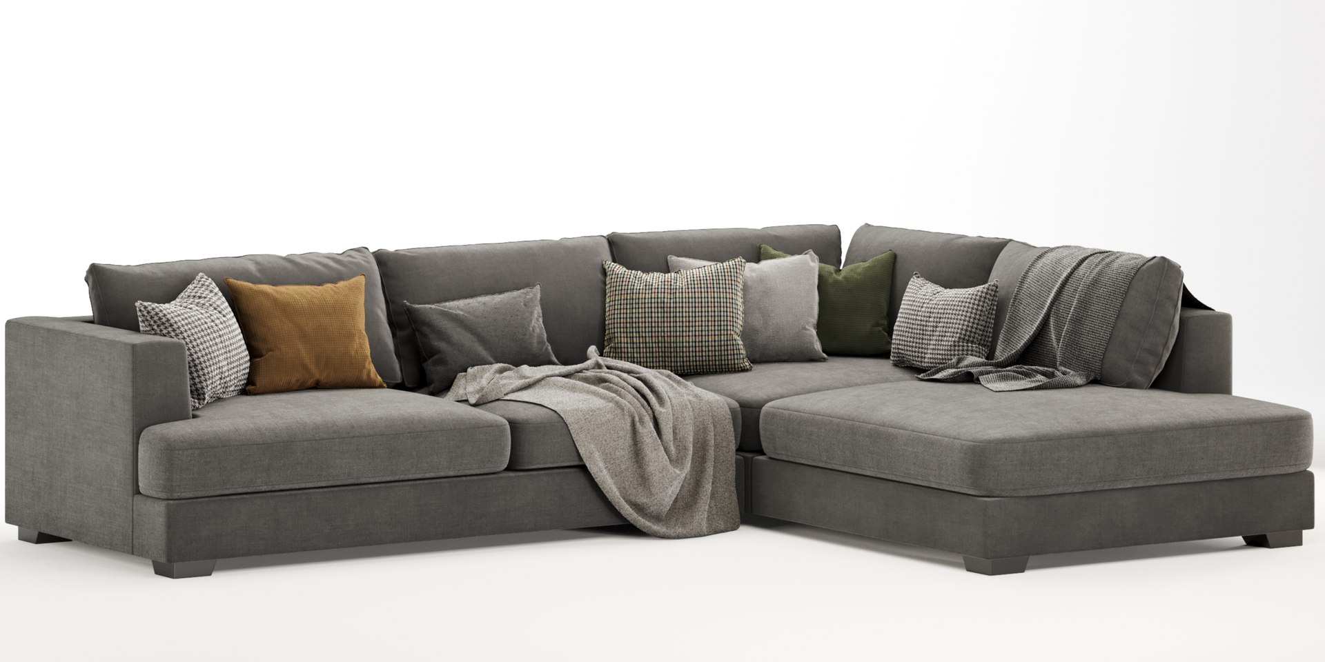 Brandon Corner Sofa 3D - TurboSquid 2204563