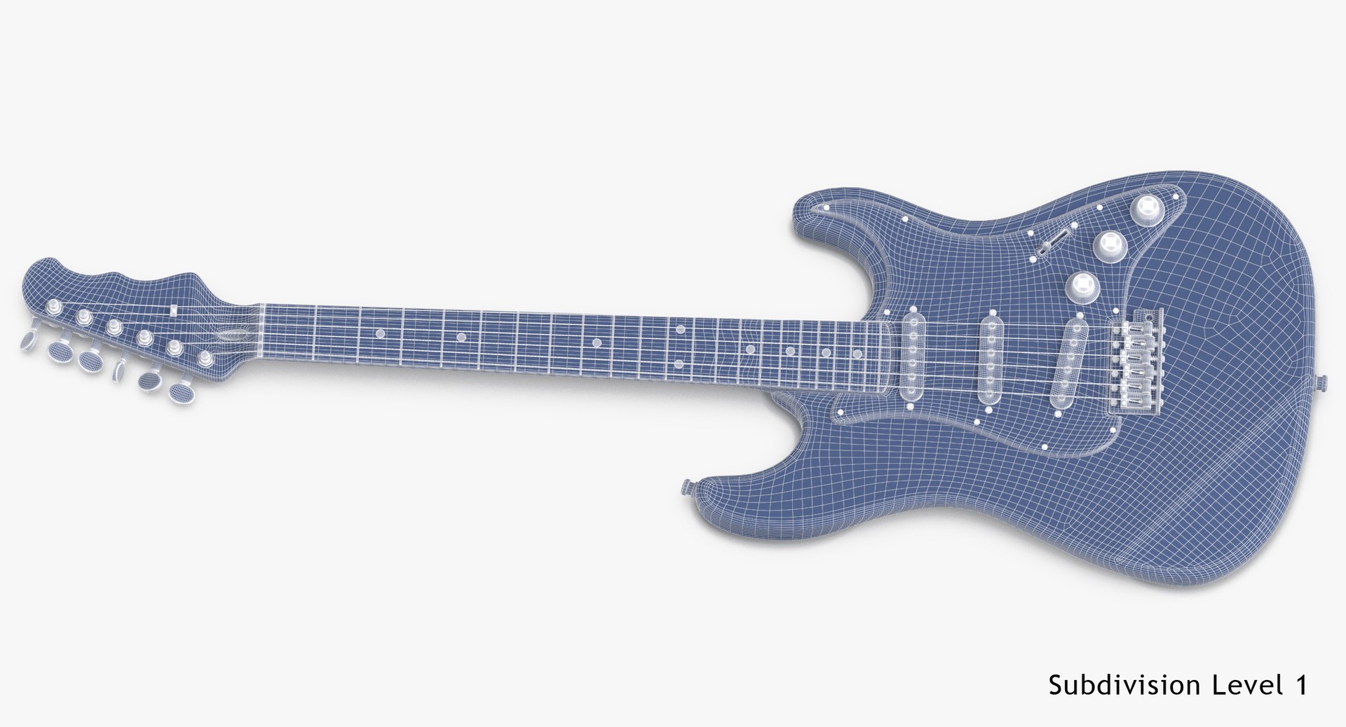 Electric Guitar 3D Model - TurboSquid 1359088