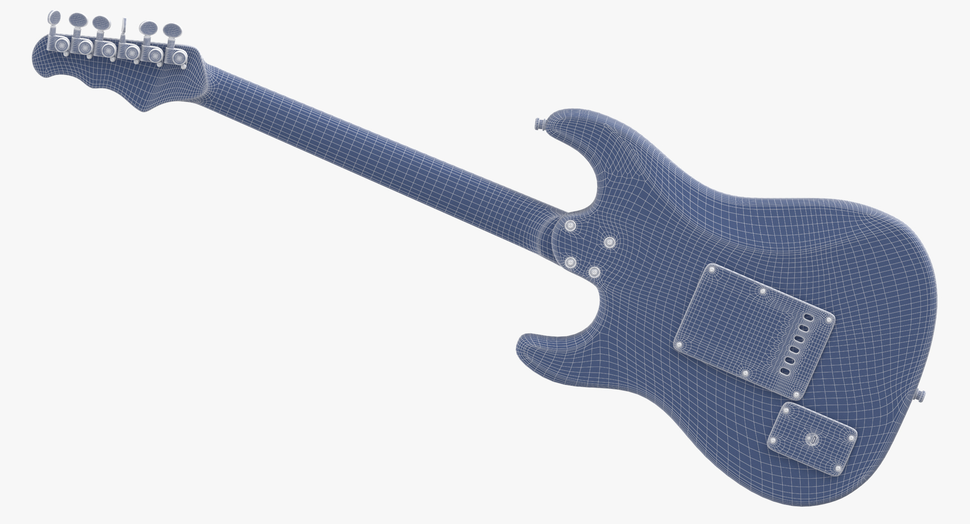 Electric guitar 3D model - TurboSquid 1359088