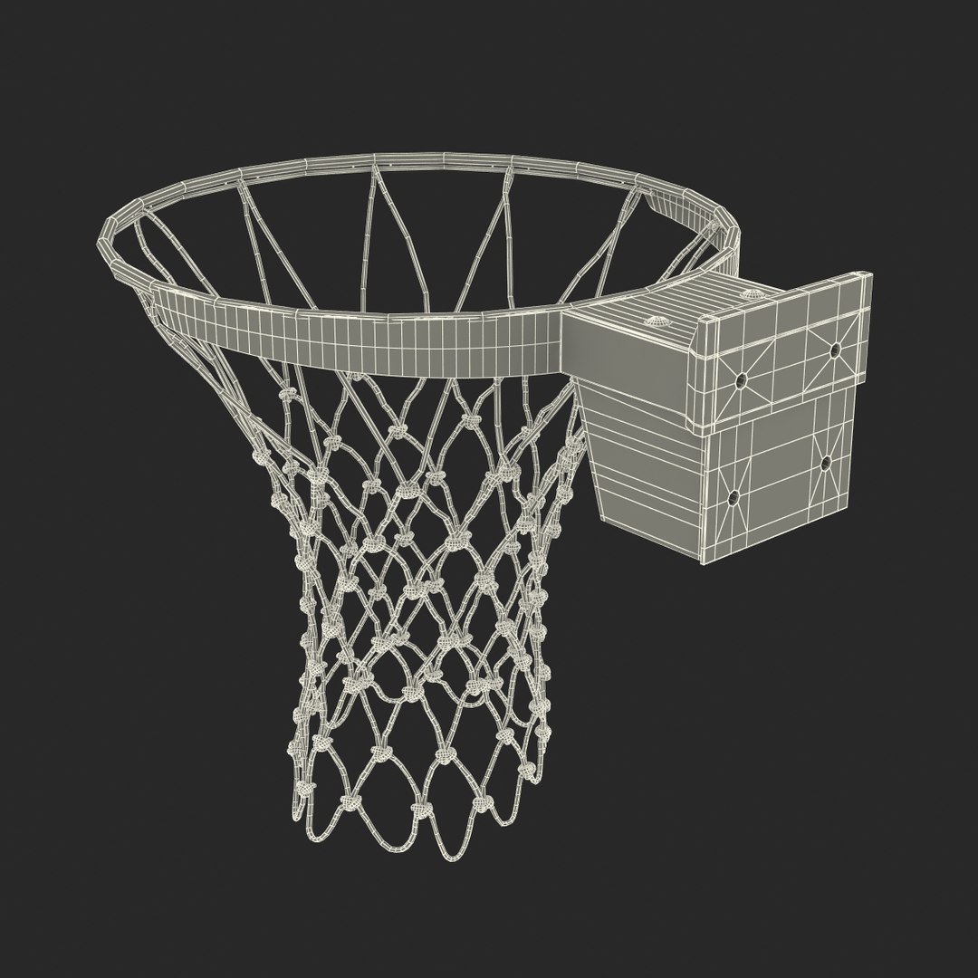basketball rim spalding 3d 3ds