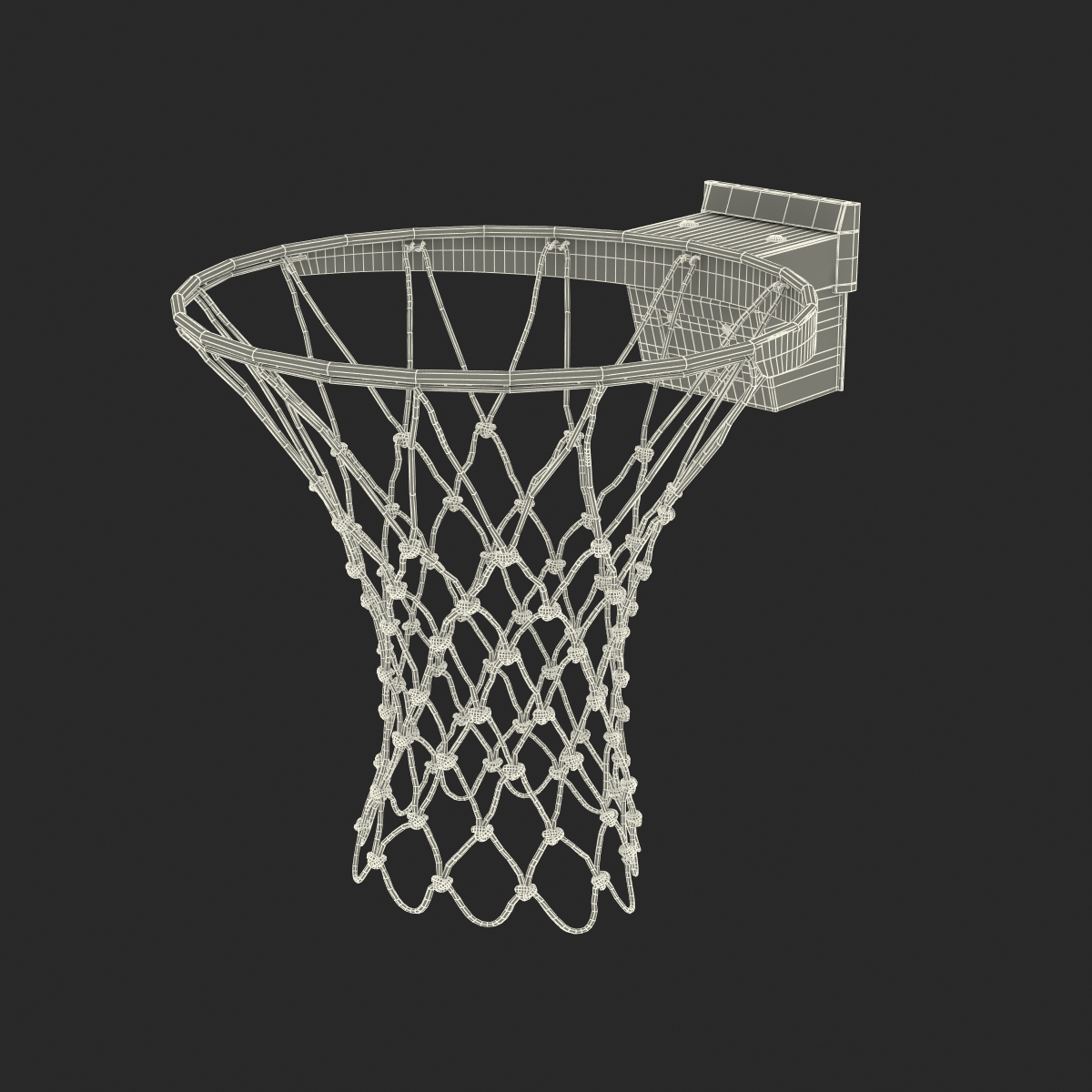 basketball rim spalding 3d 3ds