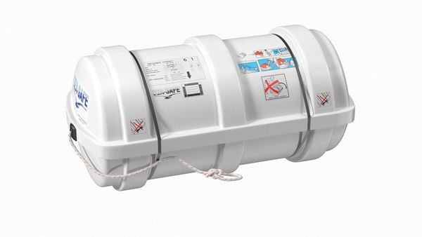 modelo 3d Inflatable Life Raft Capsule - TurboSquid 1999871
