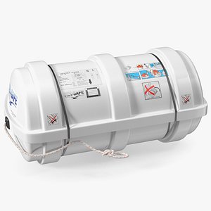 3D Model Life Raft Capsule With Stand - TurboSquid 1999900