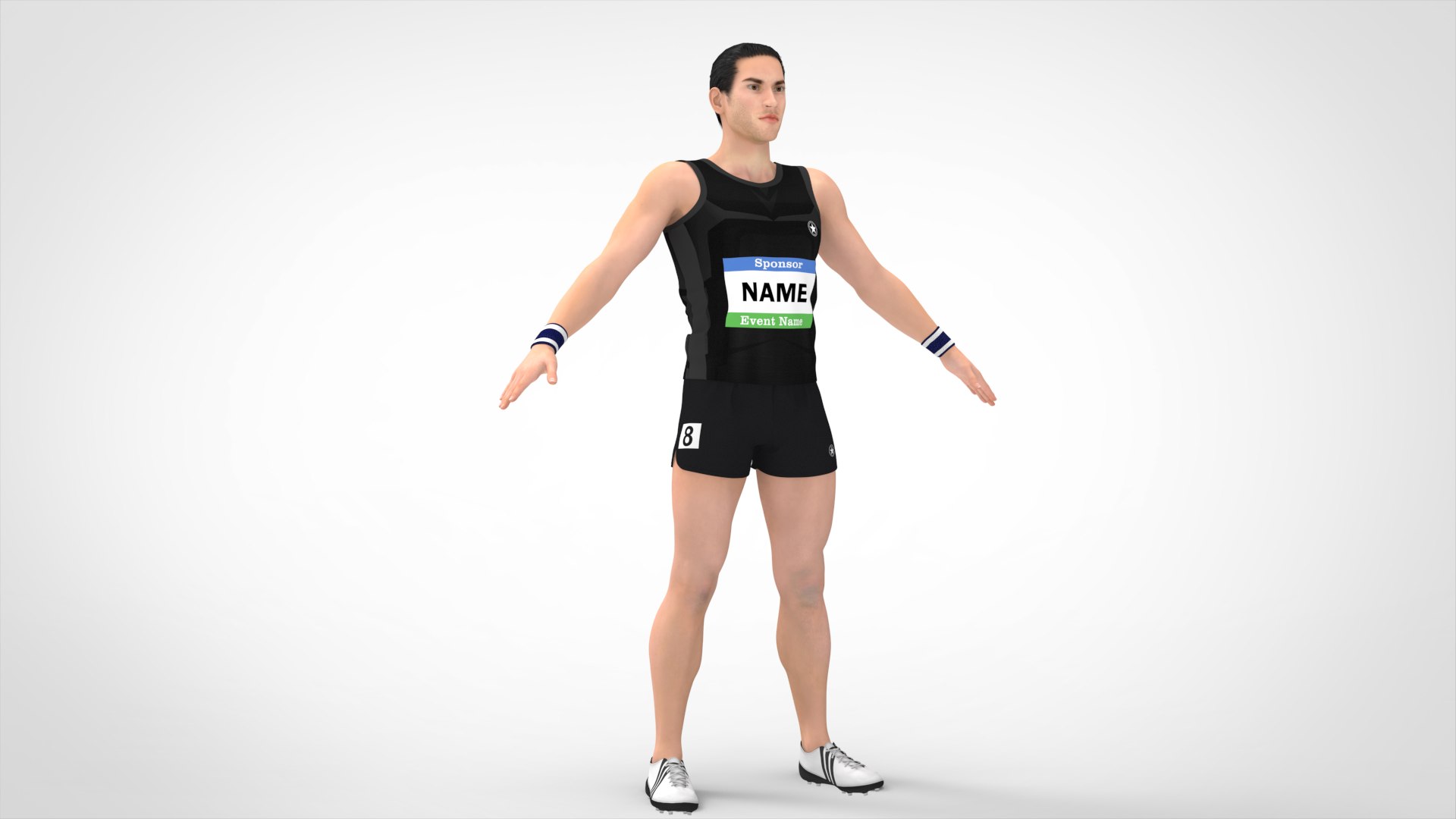 3D Athlete Action Set-01 - TurboSquid 2006689