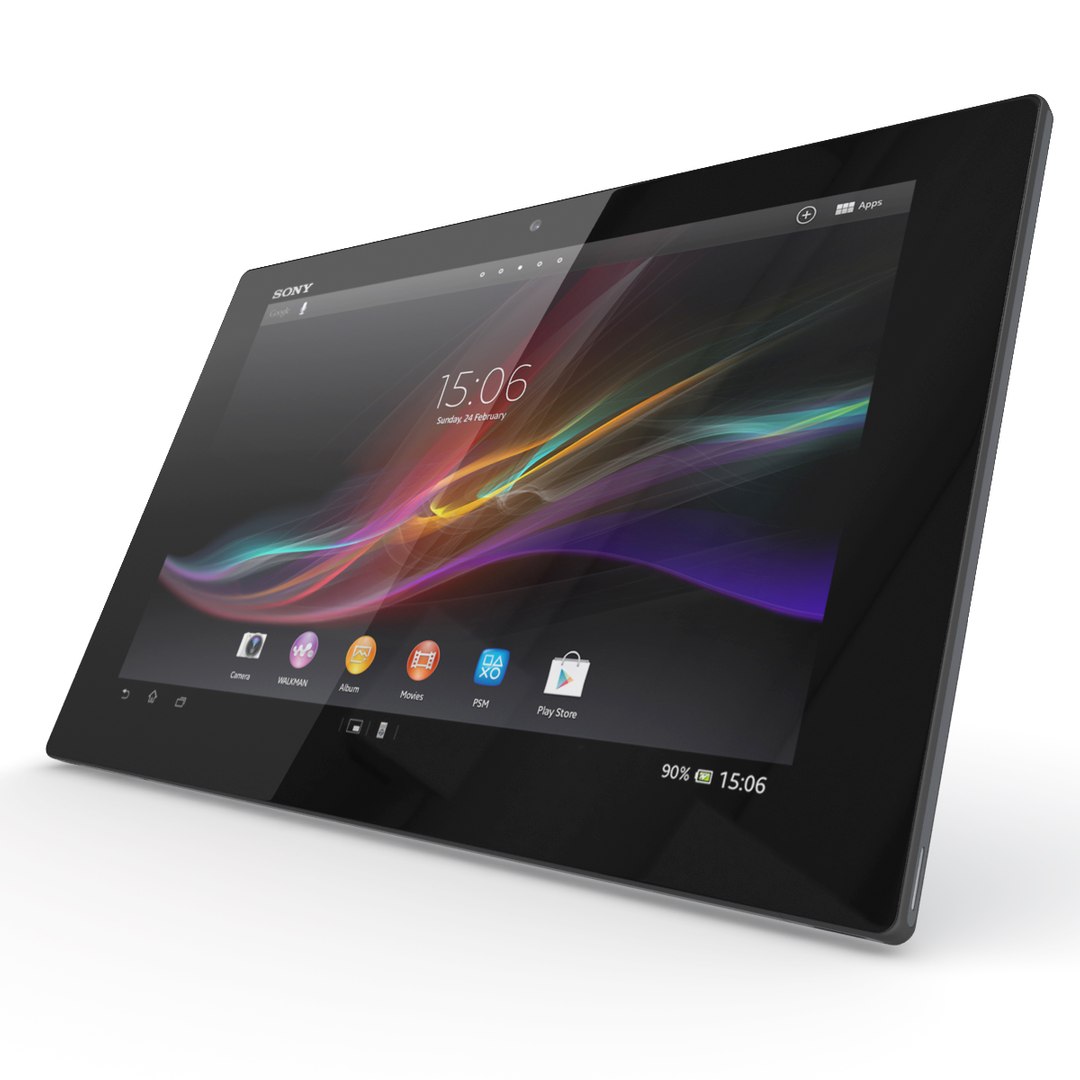 Sony Xperia Tablet Z 3d Model