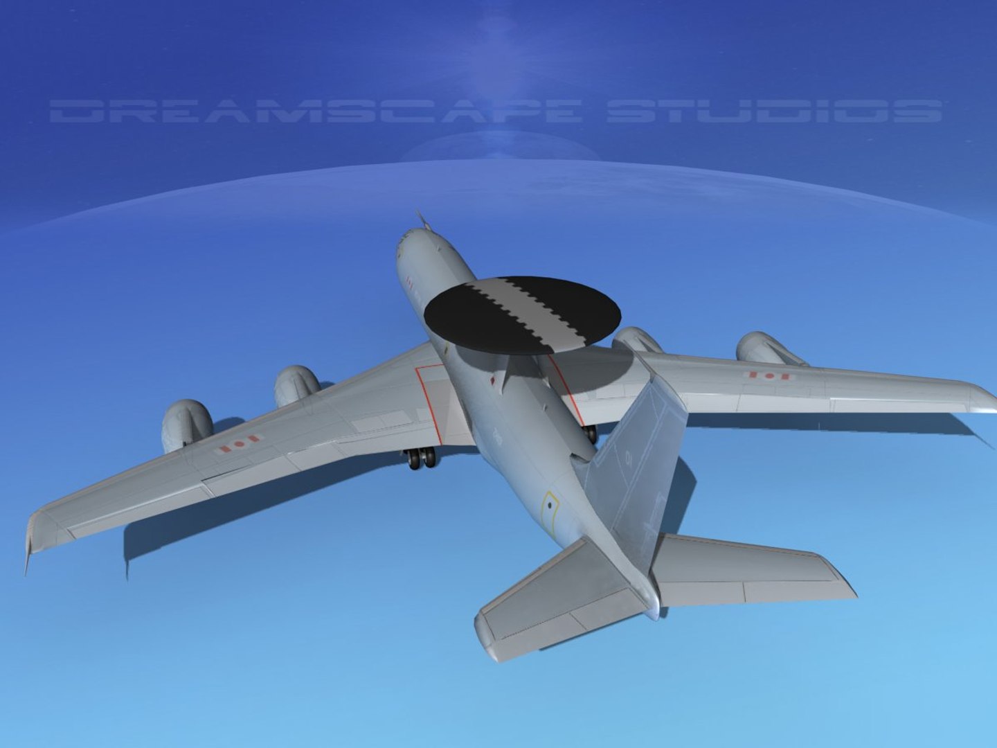 Boeing E-3 Sentry 3ds