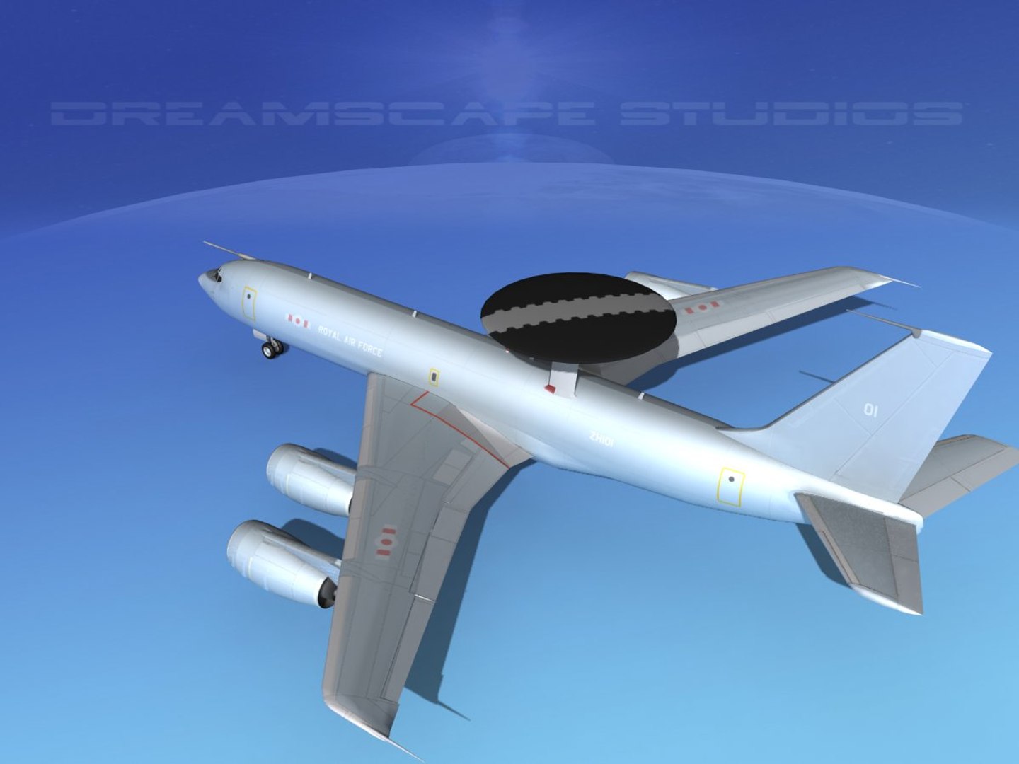 Boeing E-3 Sentry 3ds