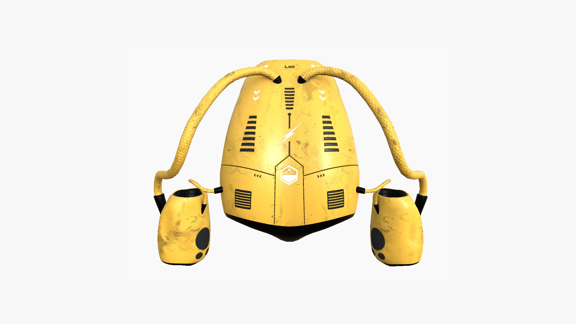 Jetpack I05 Yellow Black - SciFi Character Design 3D - TurboSquid 1968106