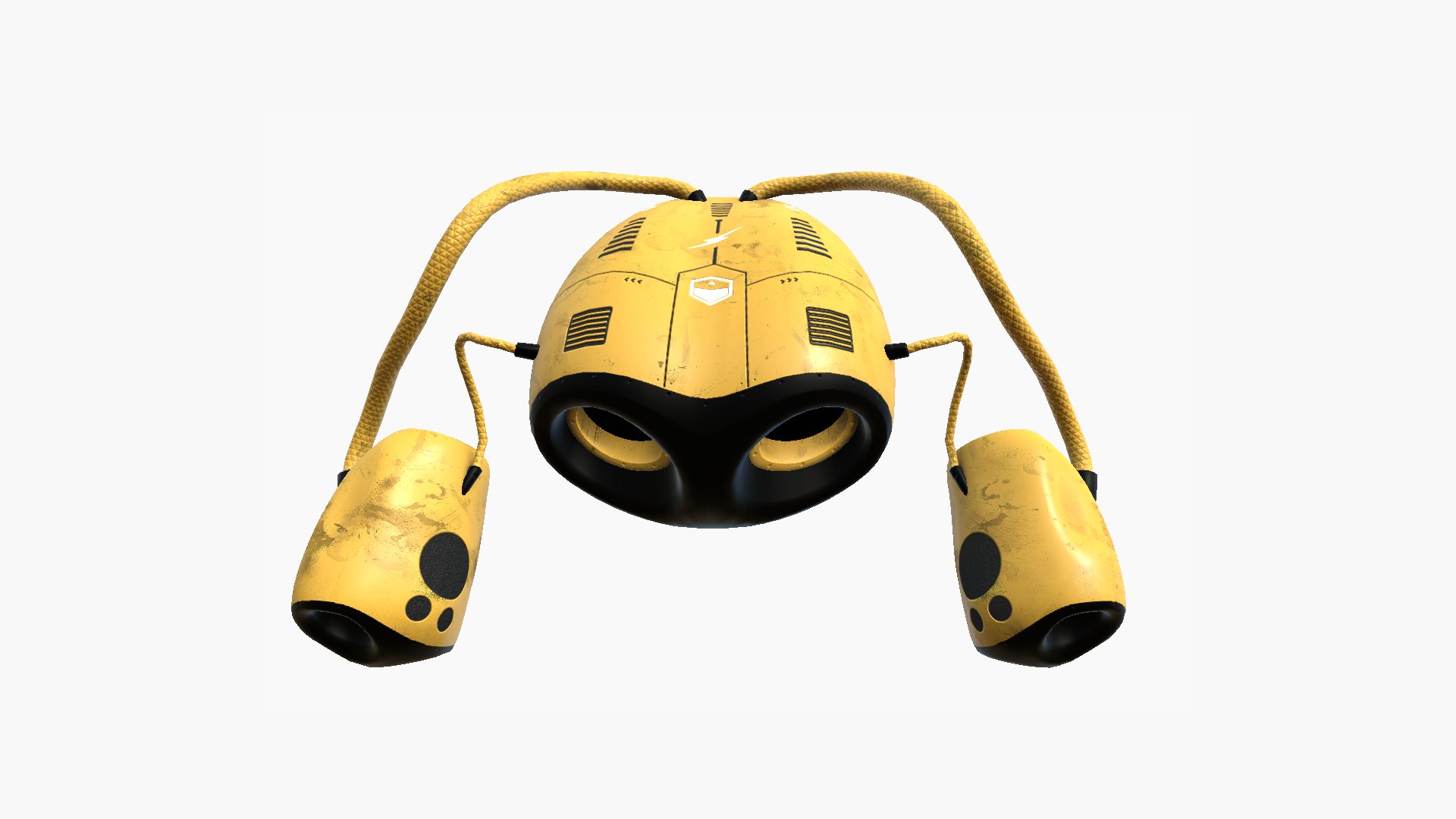 Jetpack I05 Yellow Black - SciFi Character Design 3D - TurboSquid 1968106