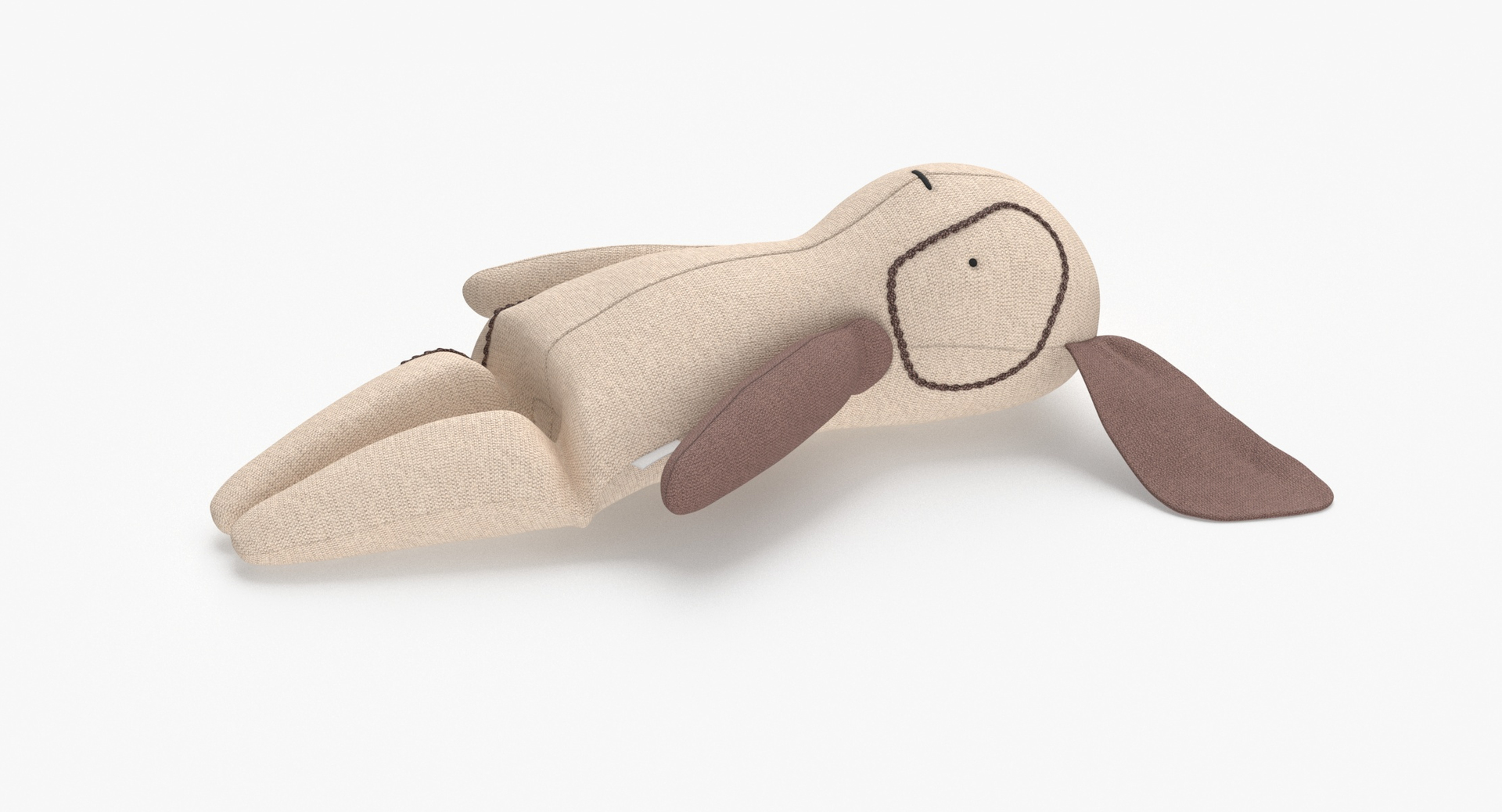 Suffed Animals Linen Dog Pose 01 And 02 3D Model - TurboSquid 2249435