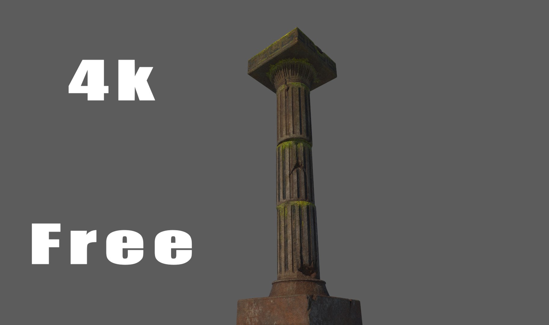 Free Greek Pillar 3D Model - TurboSquid 1395193