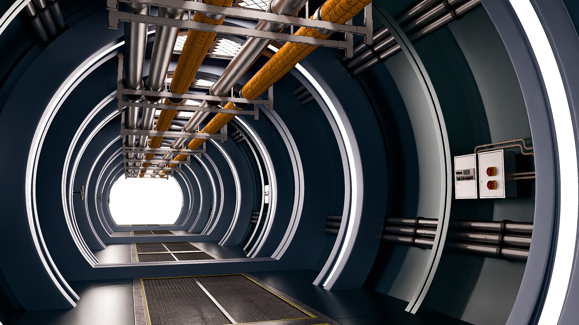 Sci Fi Corridor V2 3D Model - TurboSquid 2273934