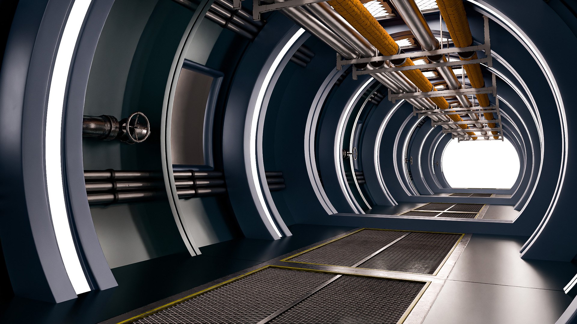 Sci Fi Corridor V2 3D Model - TurboSquid 2273934