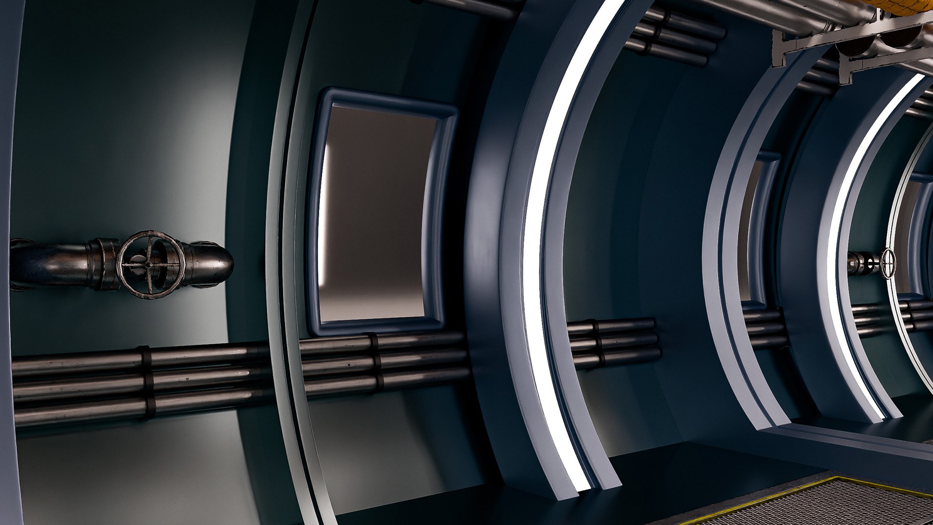 Sci Fi Corridor V2 3D Model - TurboSquid 2273934