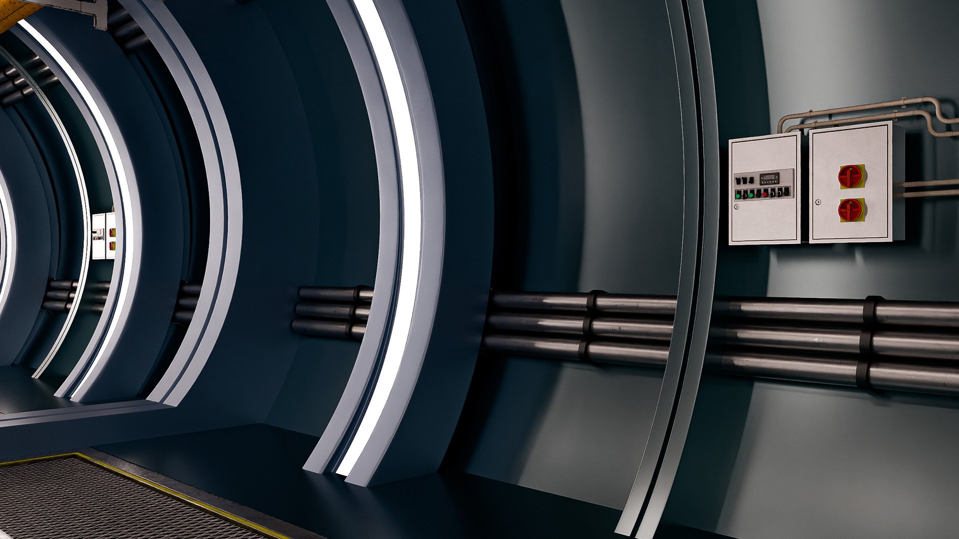 Sci Fi Corridor V2 3D Model - TurboSquid 2273934