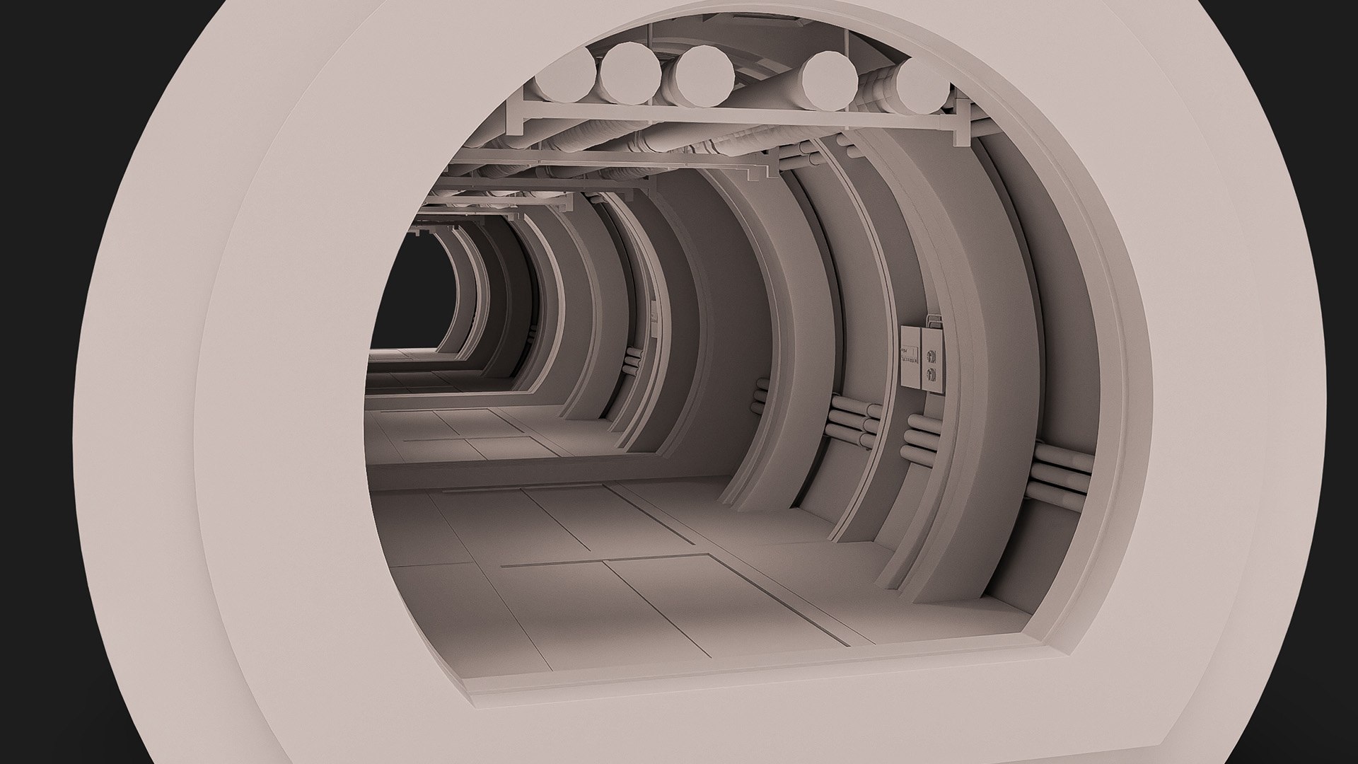 Sci Fi Corridor V2 3D Model - TurboSquid 2273934