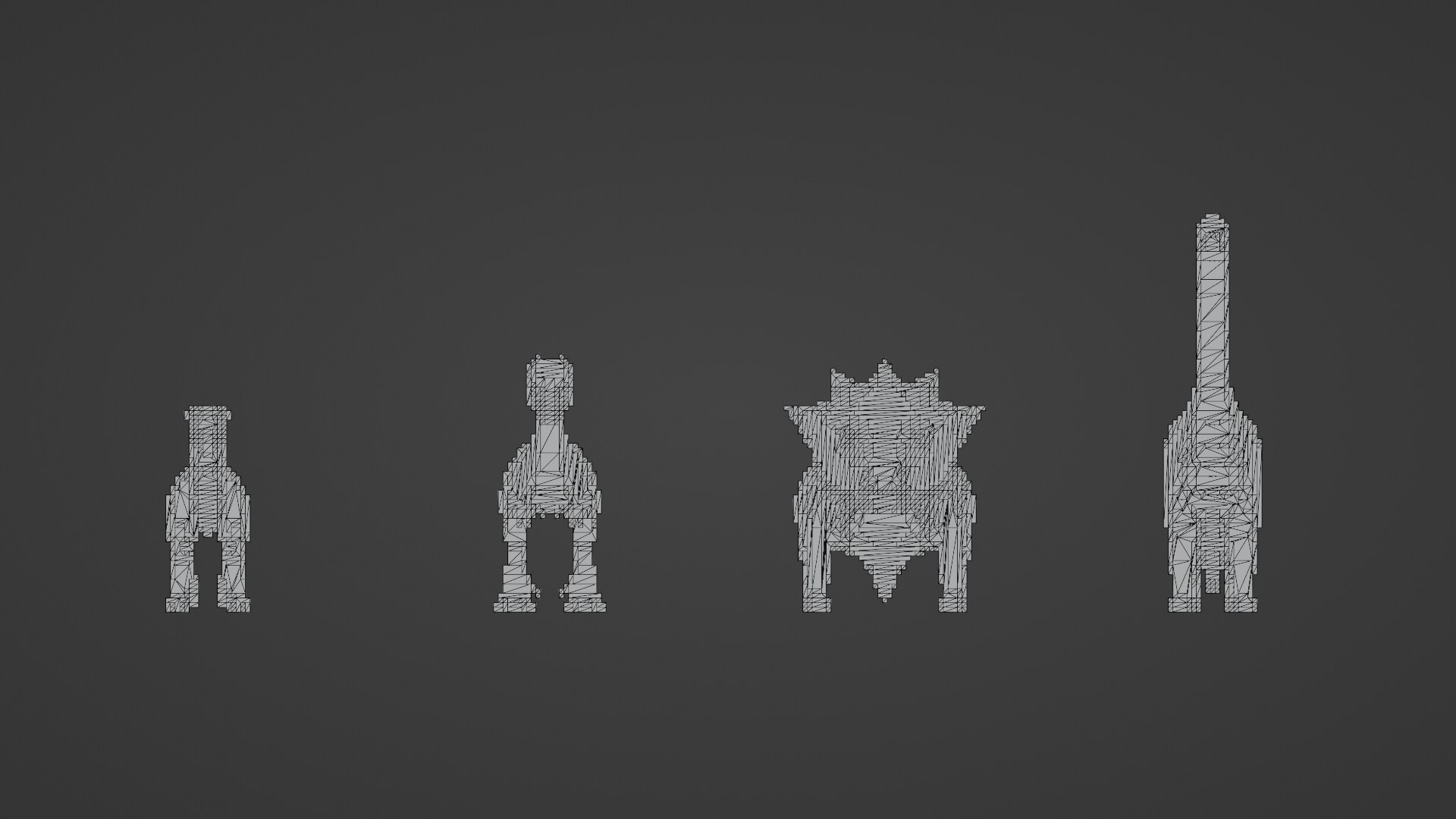 3D Voxel Dinosaur Collection - TurboSquid 1946446