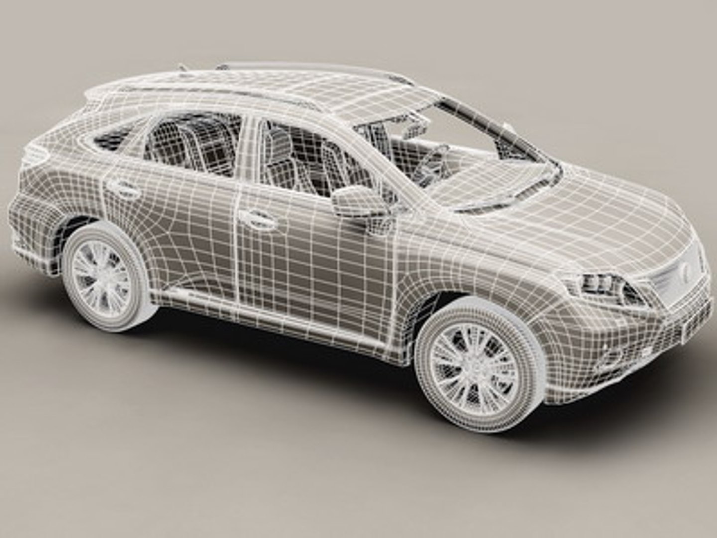 3d Lexus Interior Car