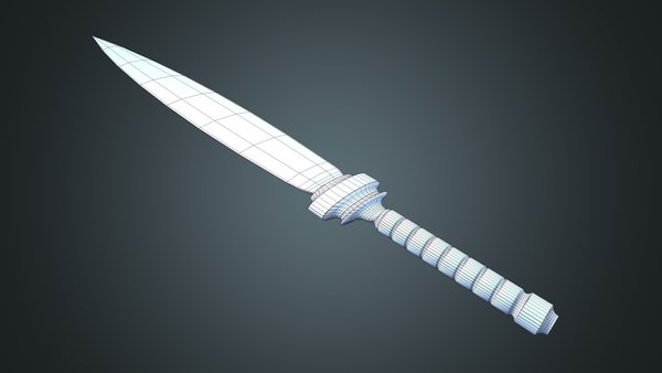 3d model fantasy medieval dagger