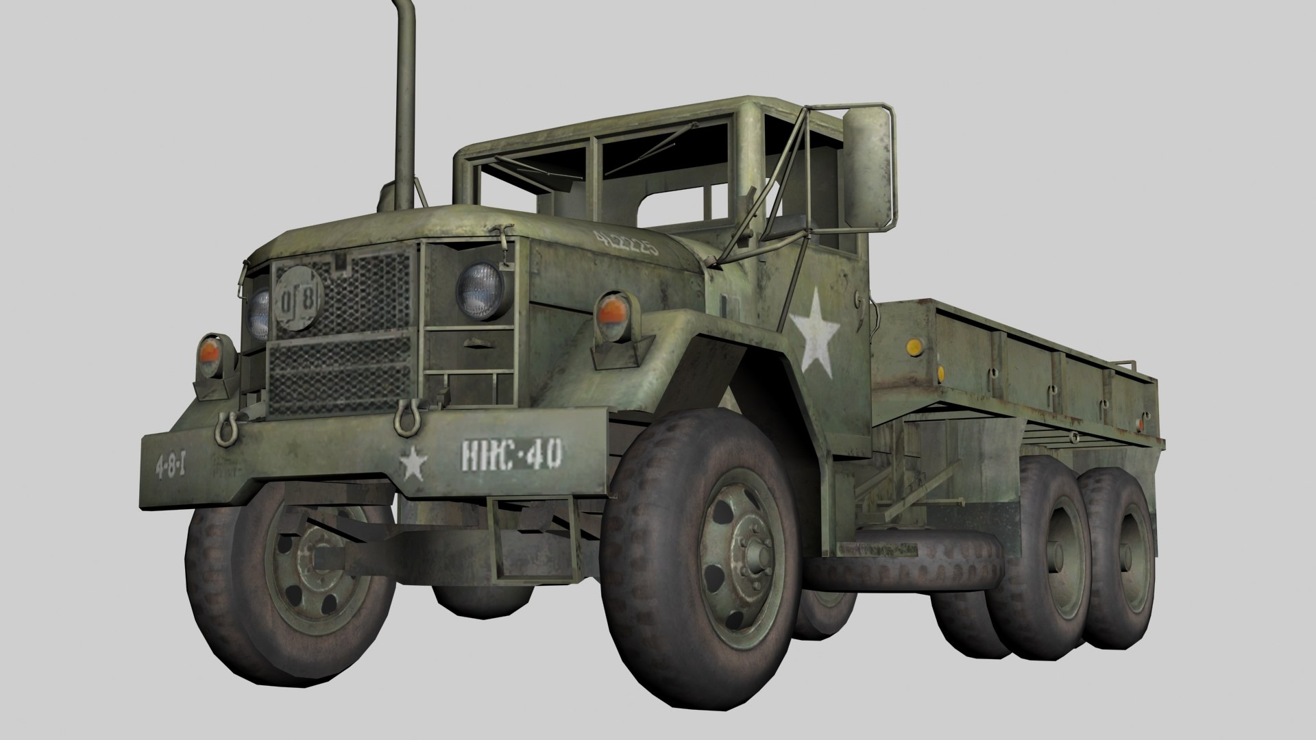 Army Truck 3D - TurboSquid 1445334