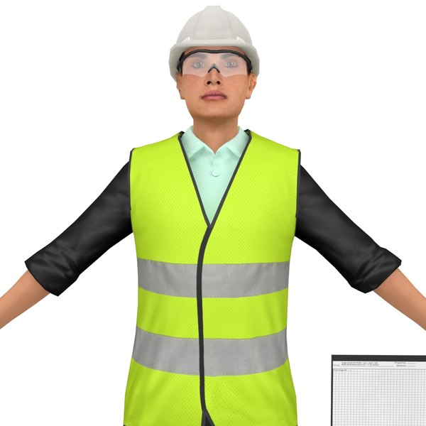 3D female engineer model - TurboSquid 1356271