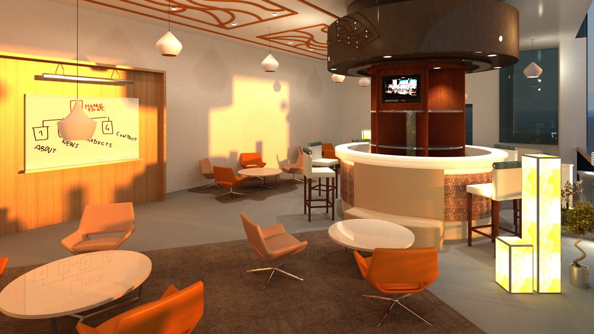 Coffe Shop 3D Model - TurboSquid 2039675