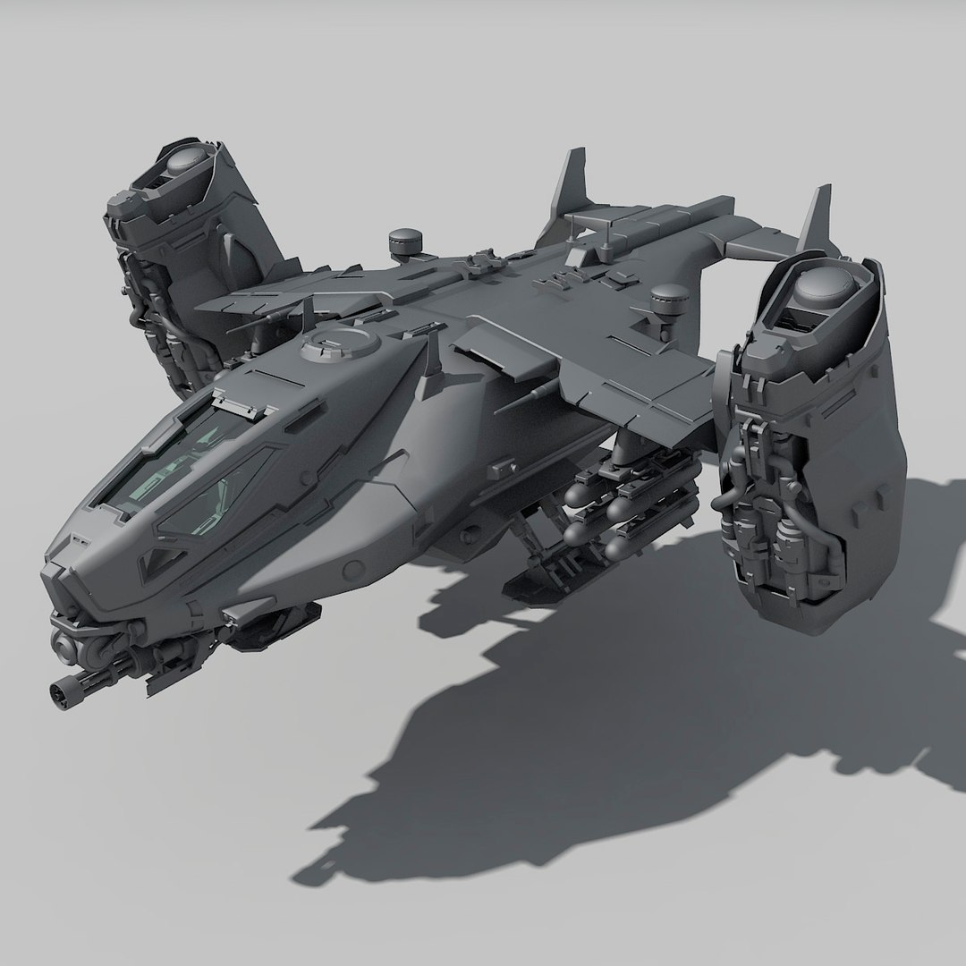 Sf Heavy Dropship 3D Model | 1142220 | TurboSquid