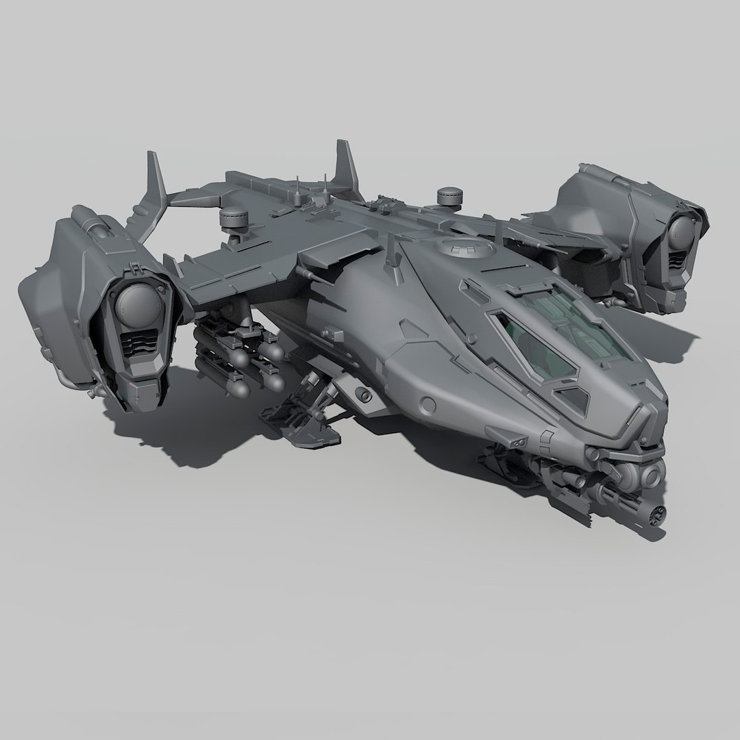 Sf Heavy Dropship 3D Model | 1142220 | TurboSquid