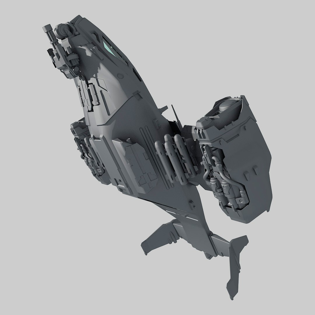 Sf Heavy Dropship 3D Model | 1142220 | TurboSquid
