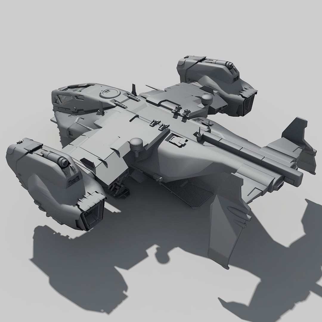 Sf Heavy Dropship 3D Model | 1142220 | TurboSquid