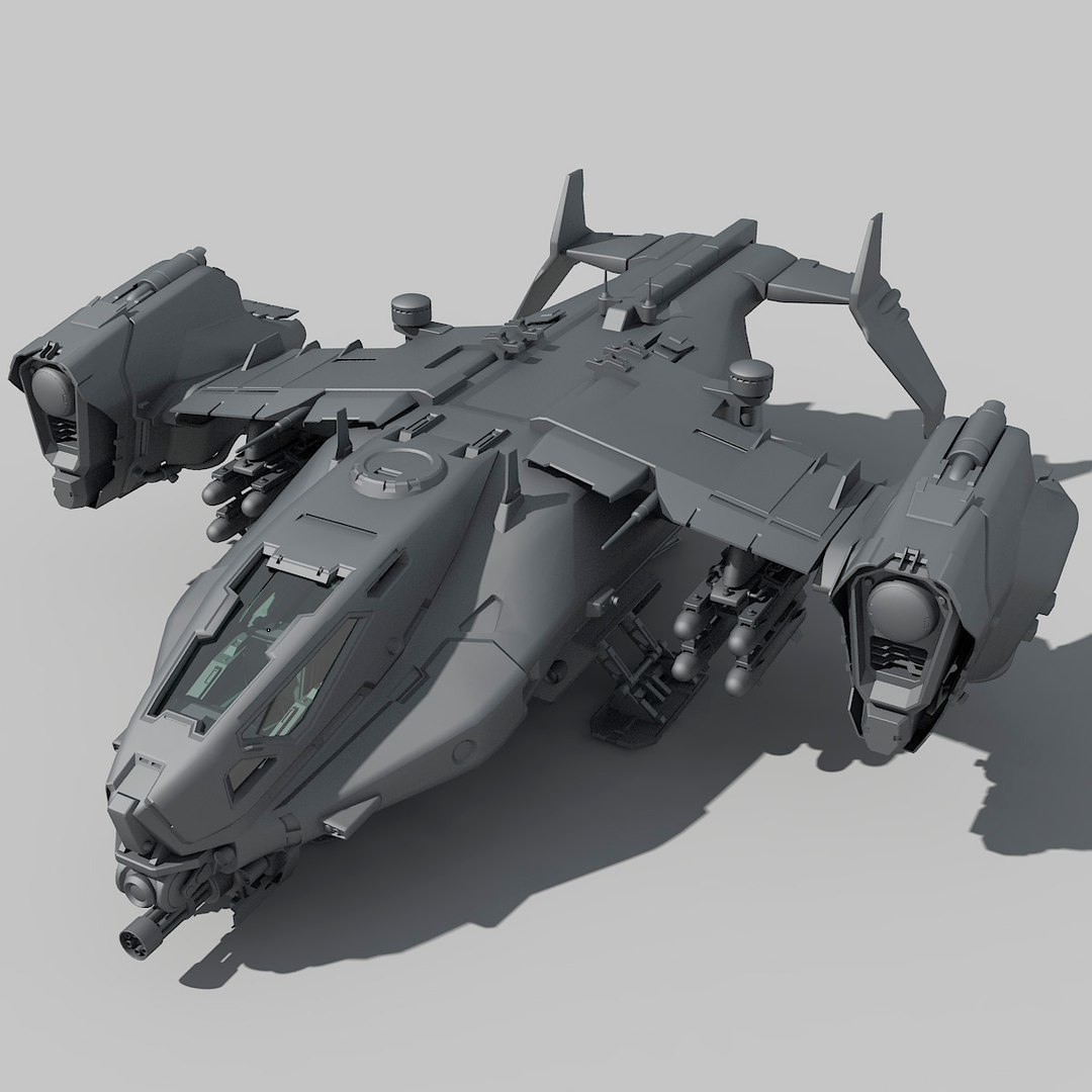 Sf Heavy Dropship 3D Model | 1142220 | TurboSquid