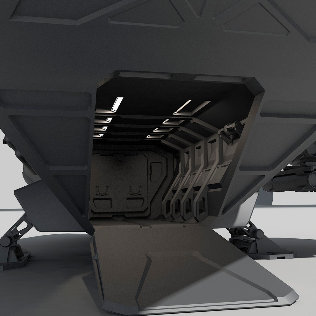 Sf Heavy Dropship 3D Model | 1142220 | TurboSquid