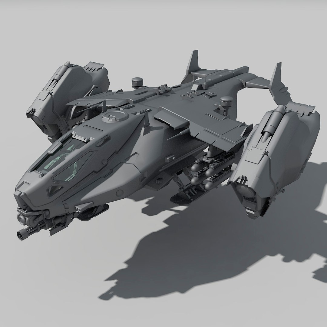 Sf Heavy Dropship 3D Model | 1142220 | TurboSquid