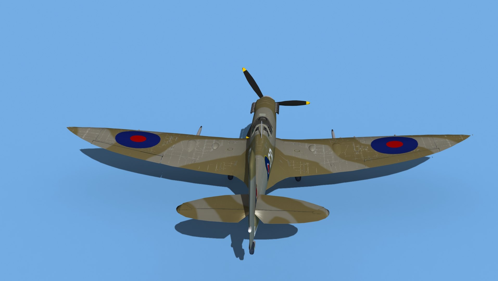 3D Supermarine Spitfire Mk VIIIb V03 - TurboSquid 1925175