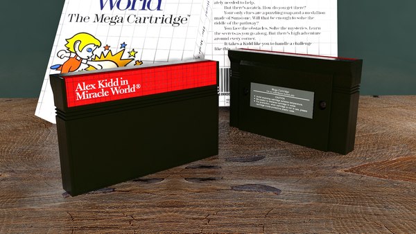 Cartridge Master SystemBox Modelo 3D - TurboSquid 1889162